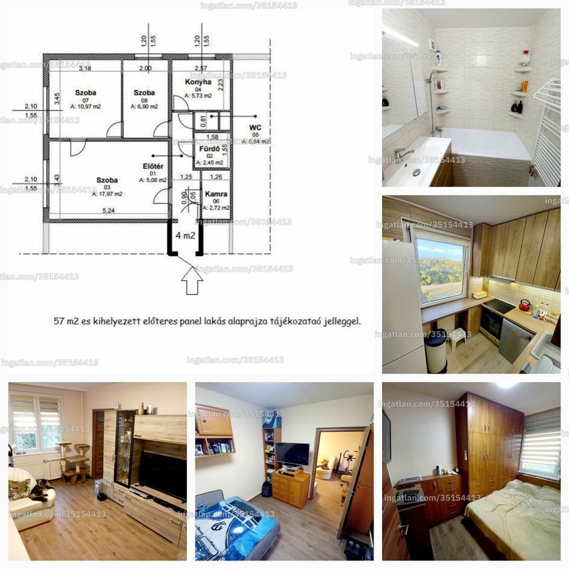 Eladó panel lakás - Szeged, Csongrádi sugárút #35154413