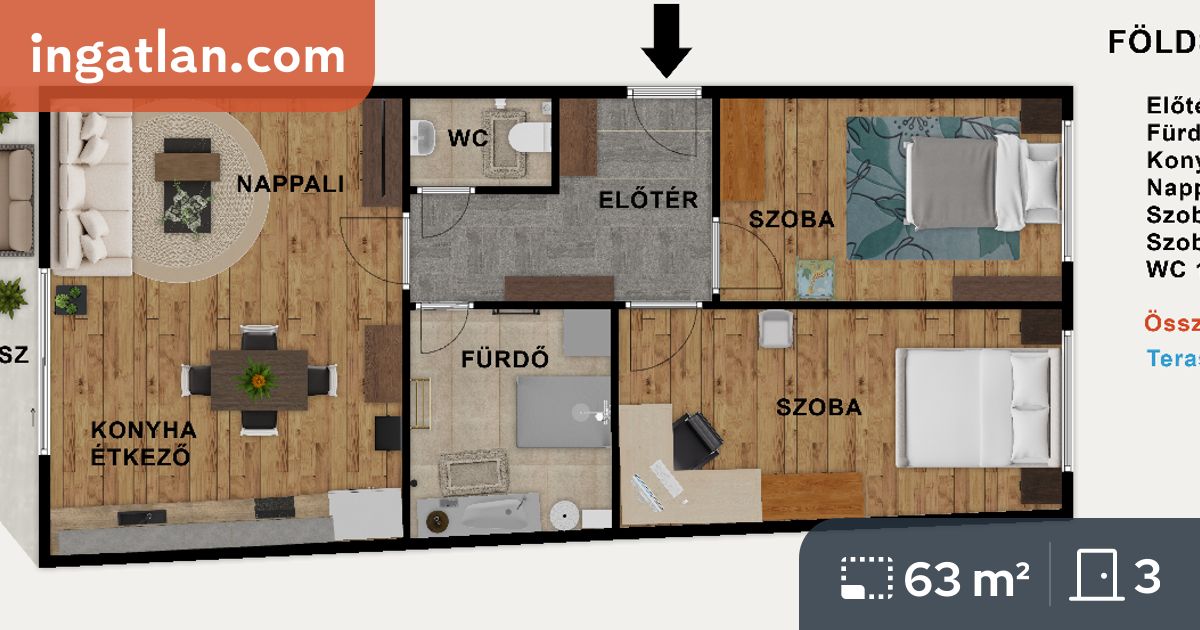 Zu verkaufen ziegelwohnung - Szeged, Veres ács utca #34628376
